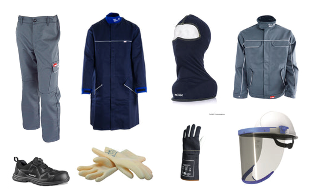 EV PPE Protection Kit inc Jacket Trousers Gloves & Visor
